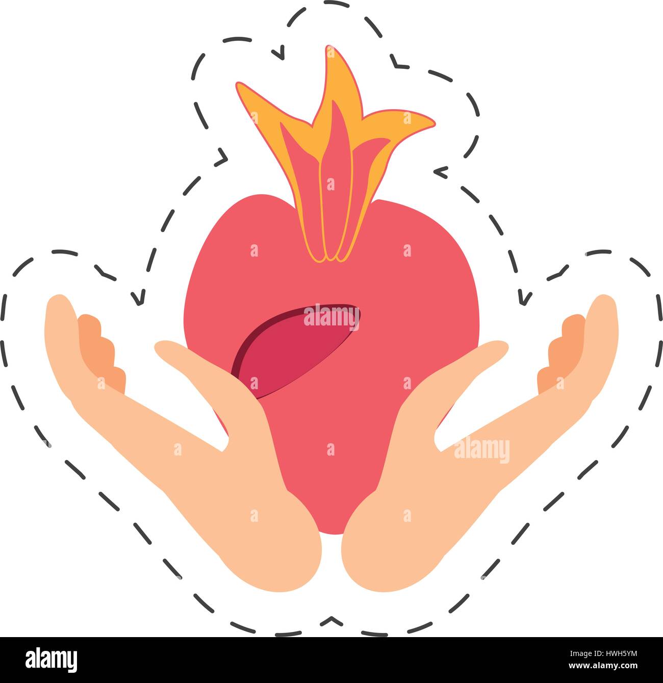 Sacred Heart Jesus Illustration High Resolution Stock Photography and ...