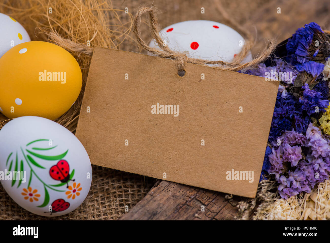 Happy Easter day, bunny and egg, Christians worldwide celebrate Stock ...