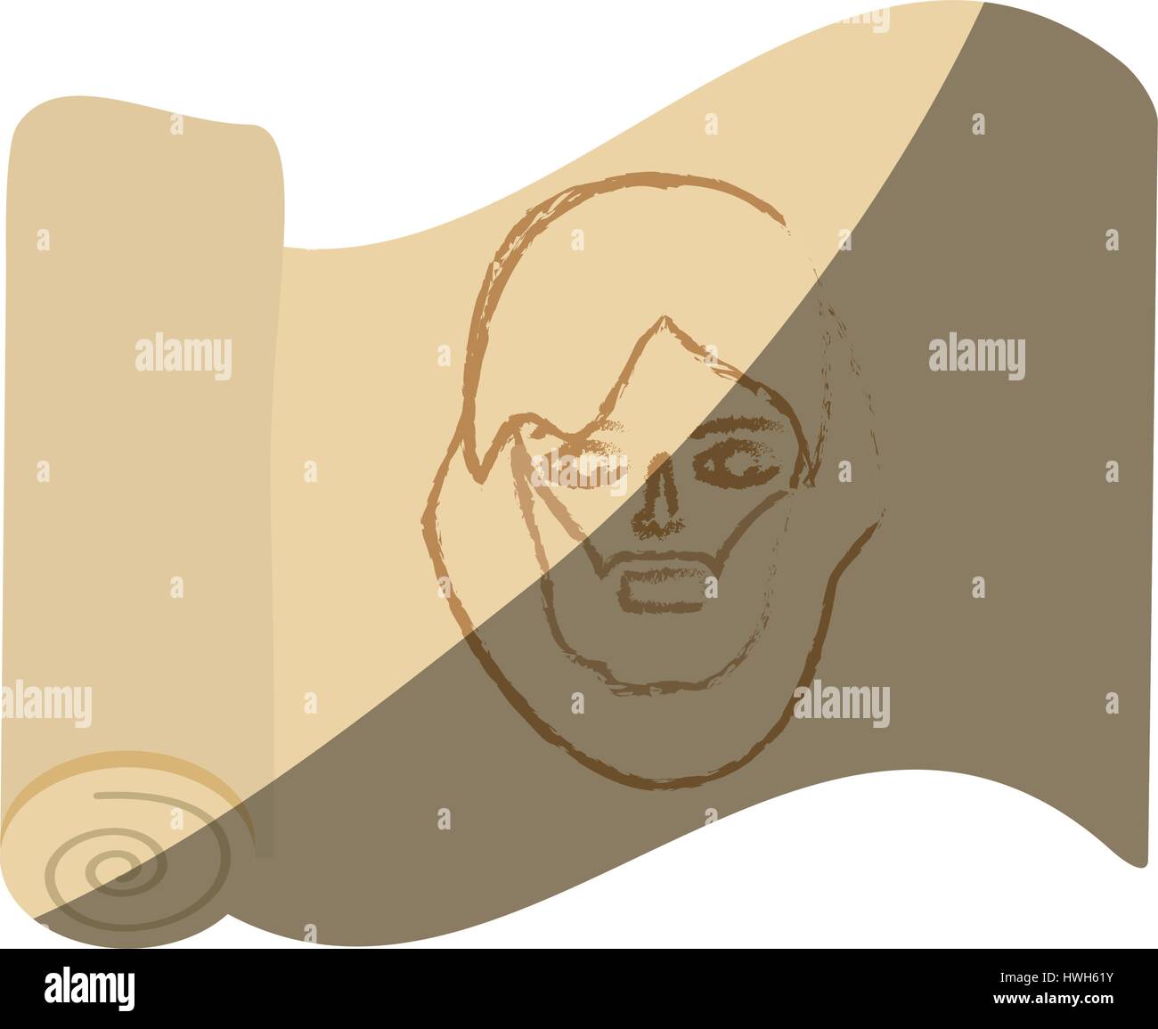 veronica washes face jesus christ - shadow Stock Vector Image & Art - Alamy