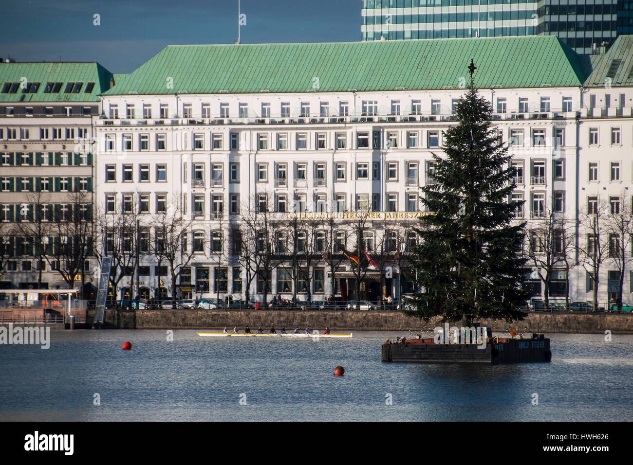 Inner alster lake christmas hi-res stock photography and images - Alamy