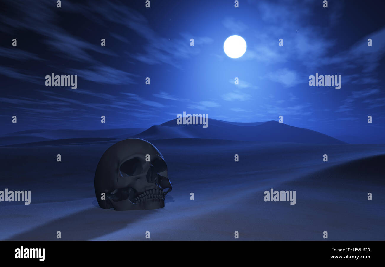 Skull buried hi-res stock photography and images - Alamy