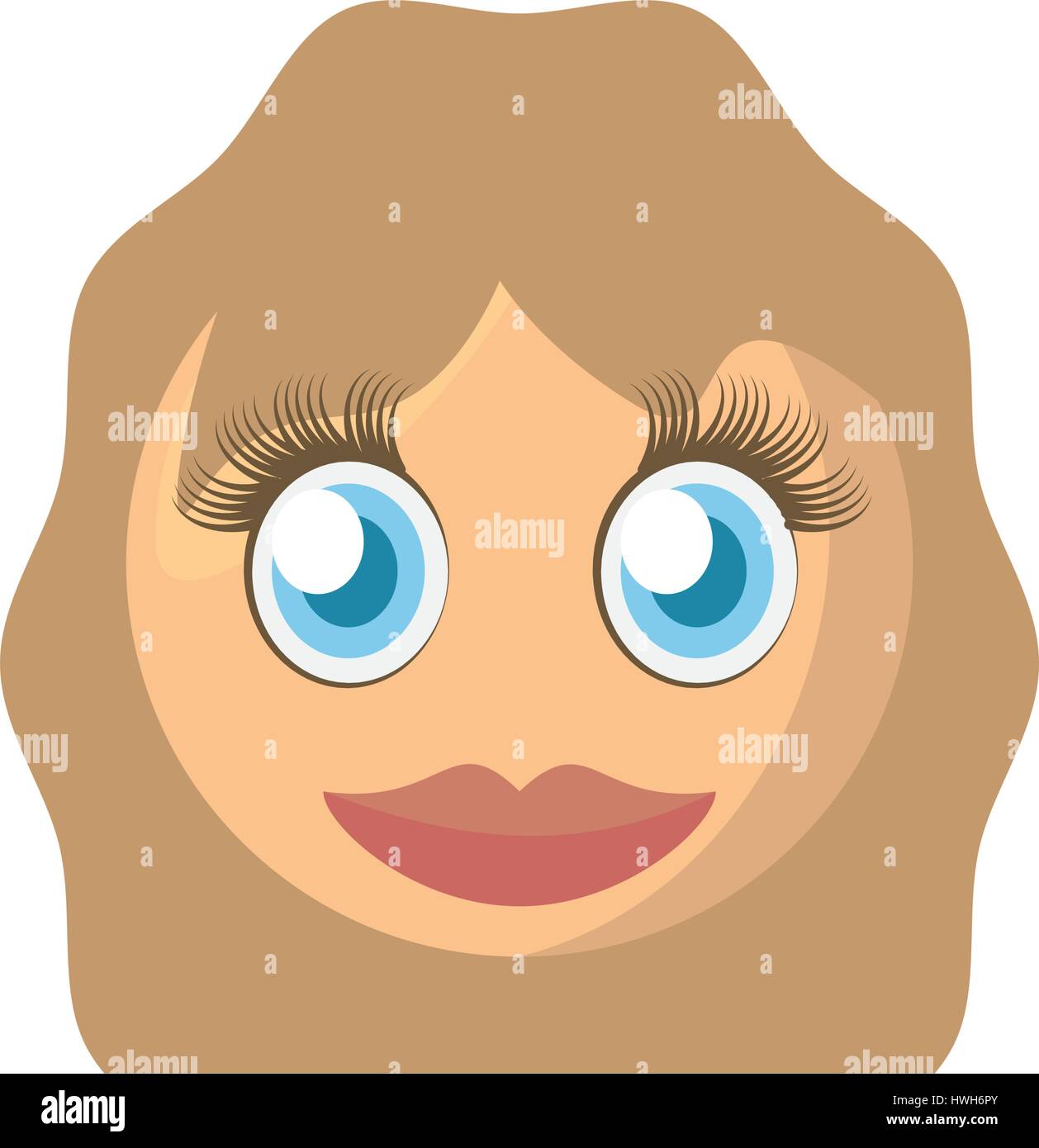 emoji pretty girl expression image Stock Vector Image & Art - Alamy