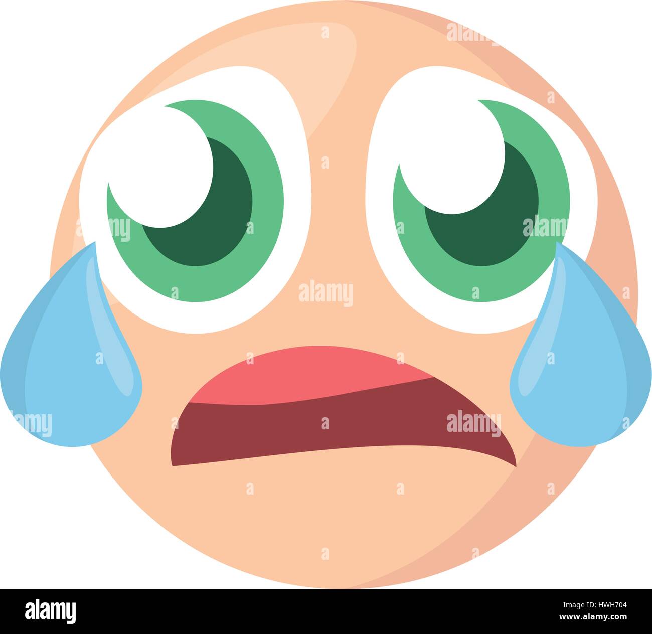 Crying Emoticon Clipart Transparent Background, Cute Face, 57% OFF