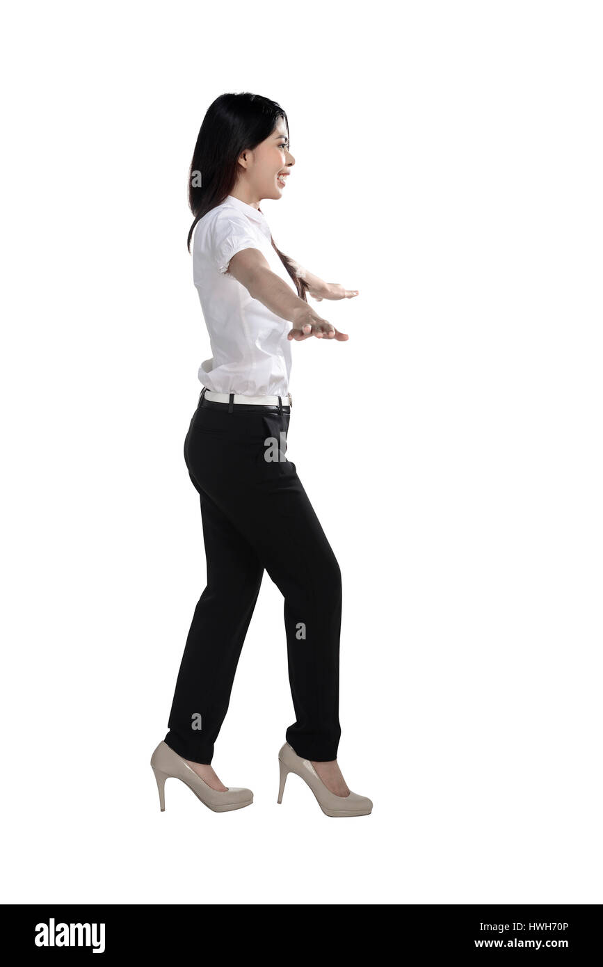 Female walker full body hi-res stock photography and images - Alamy