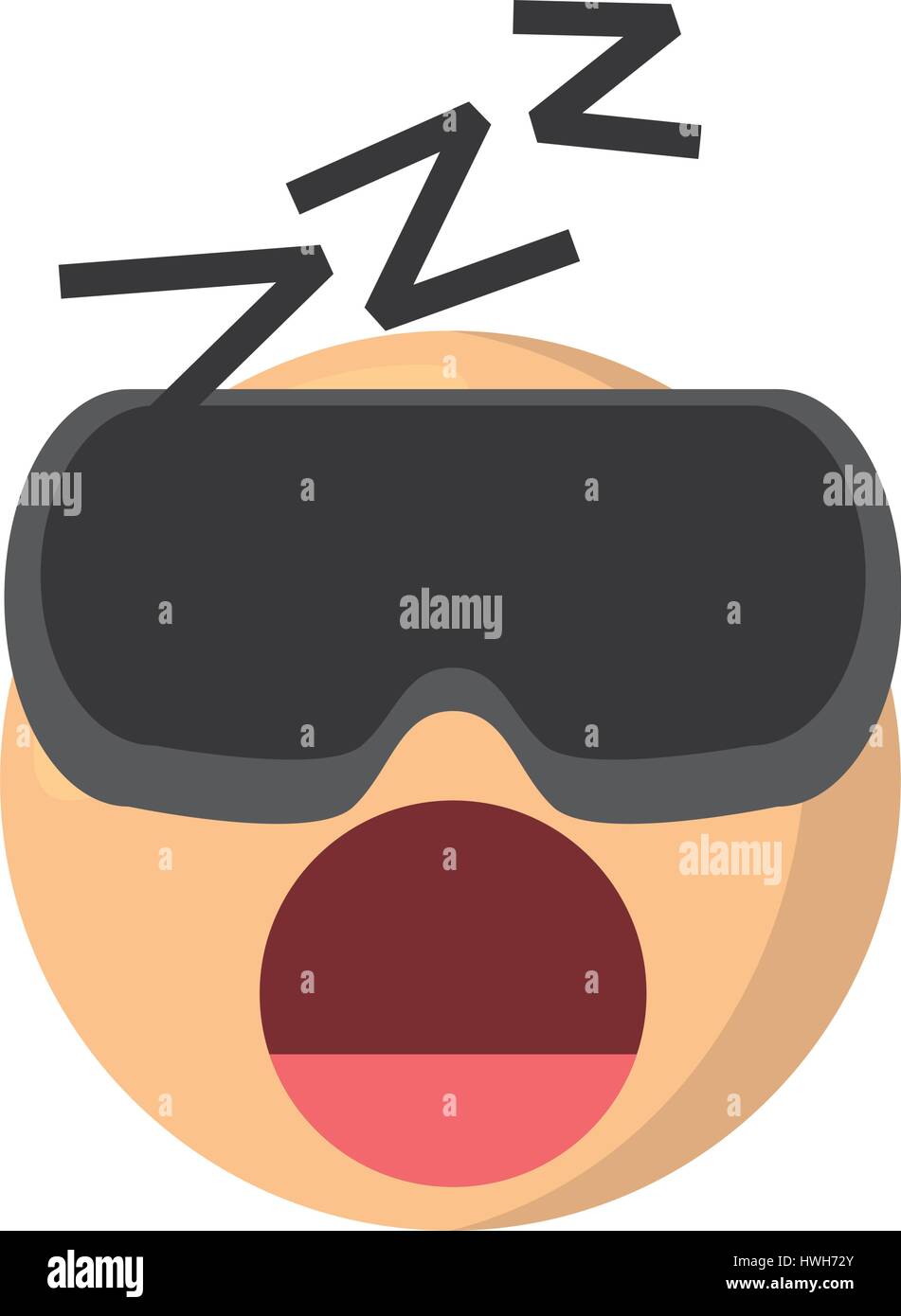 emoji sleep expression image Stock Vector Image & Art - Alamy