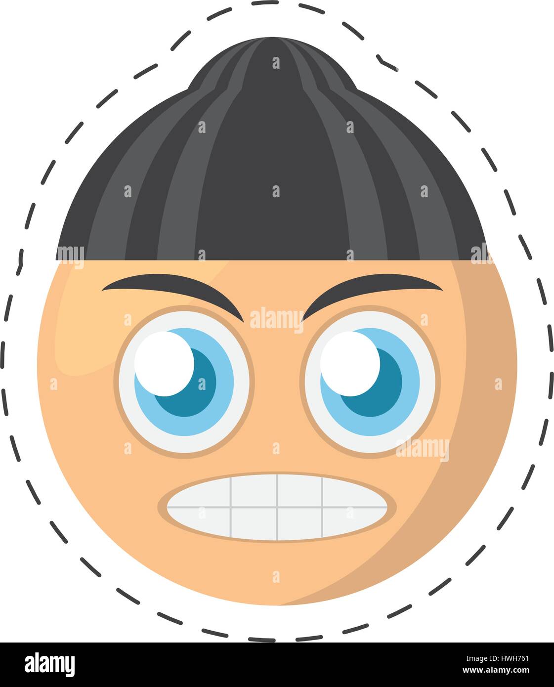 emoticon bad comic image Stock Vector Image & Art - Alamy