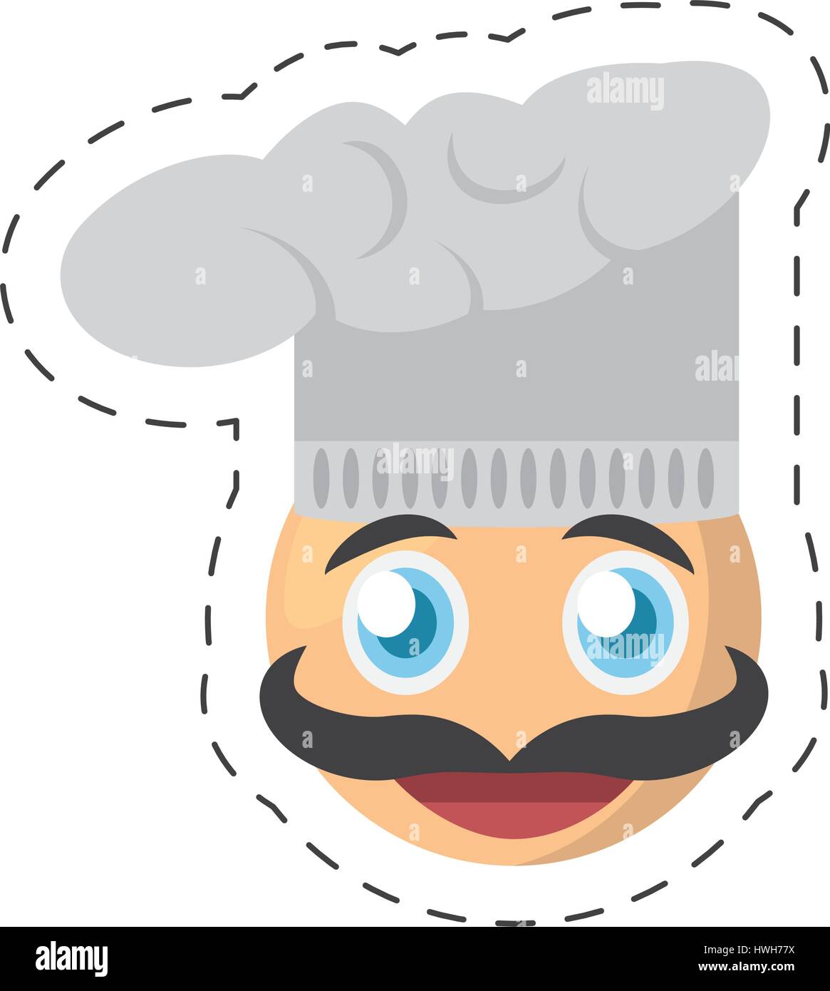 emoticon chef comic image Stock Vector Image & Art - Alamy