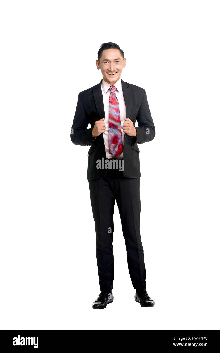 Serious Businessman Full Body