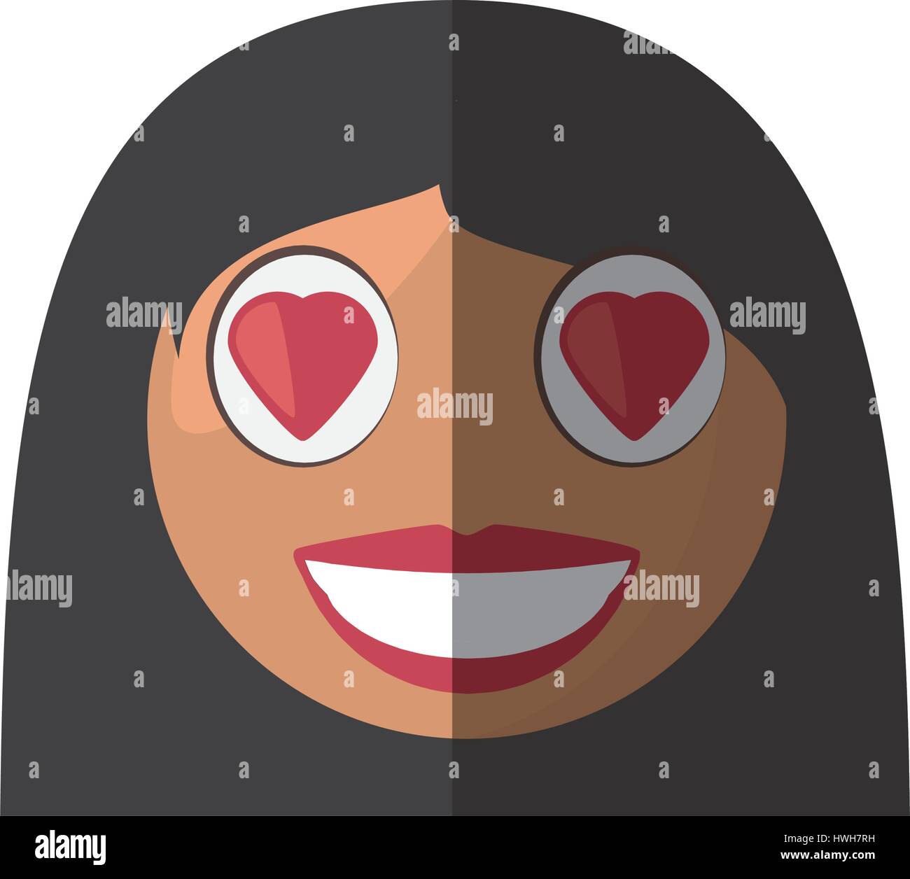 female love emoticon cartoon design Stock Vector Image & Art - Alamy