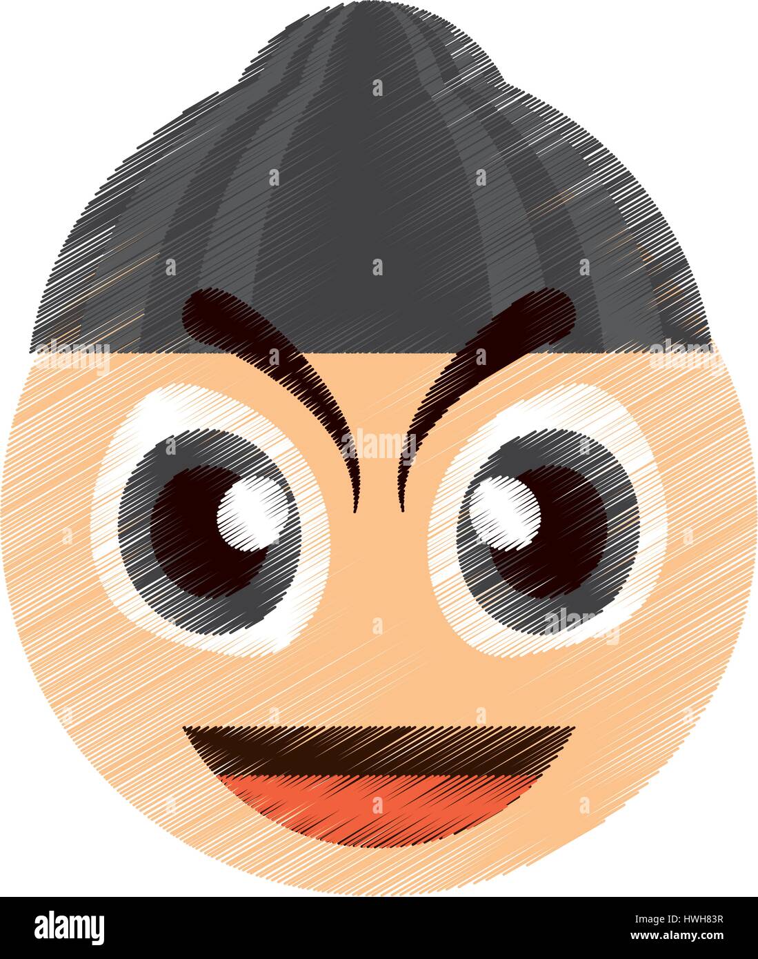 drawing thief emoticon image Stock Vector Image & Art - Alamy