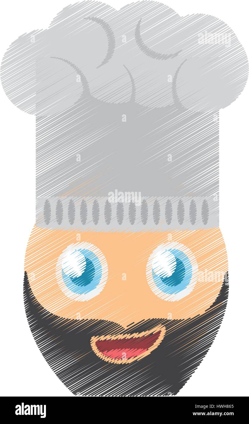 drawing chef emoticon image Stock Vector Image & Art - Alamy