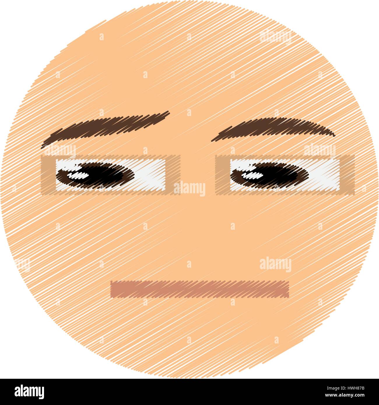 drawing think emoticon image Stock Vector Image & Art - Alamy