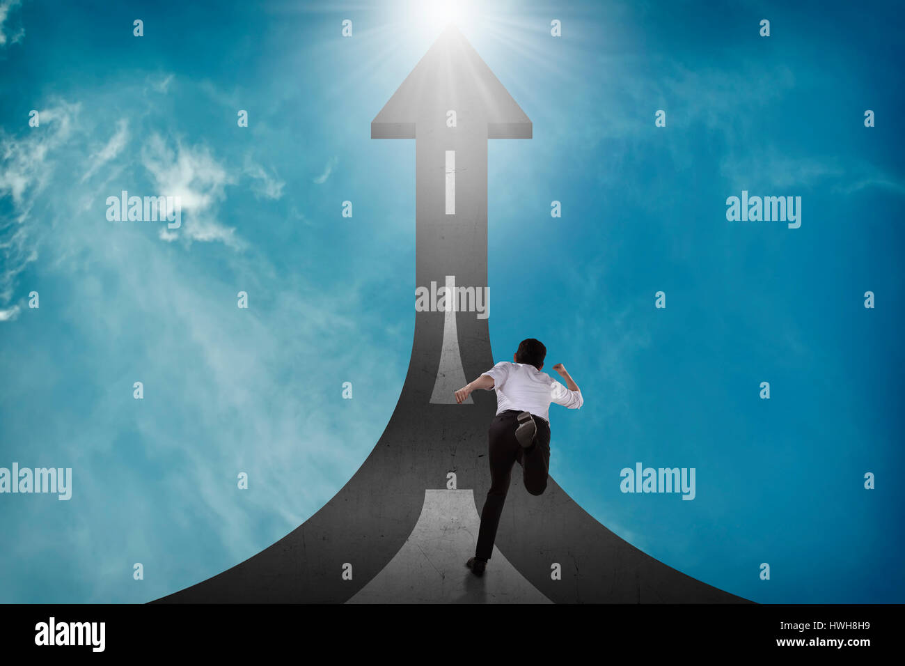 Run up challenge hi-res stock photography and images - Alamy