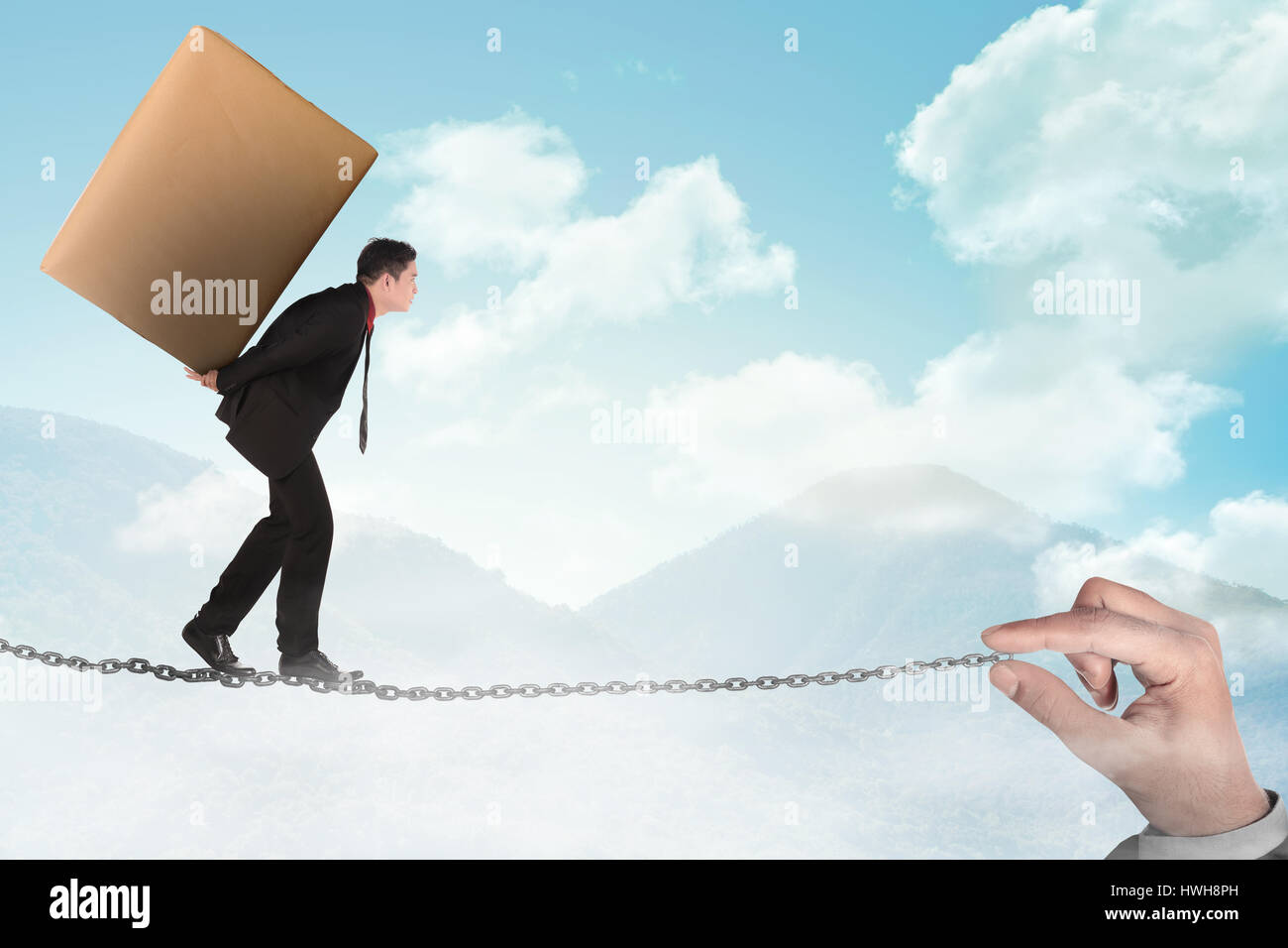 Overcome challenge concept hi-res stock photography and images - Alamy