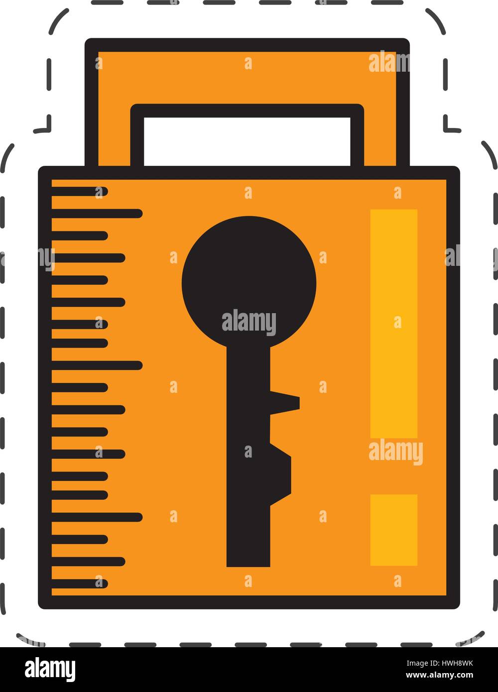 cartoon padlock security system image Stock Vector Image & Art - Alamy