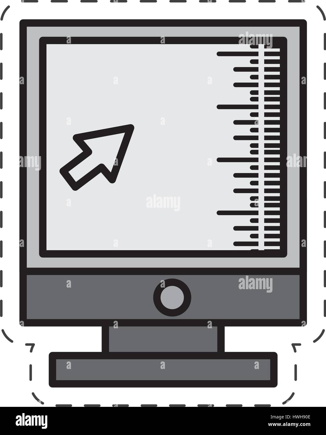 cartoon computer screen technology image Stock Vector Image & Art - Alamy