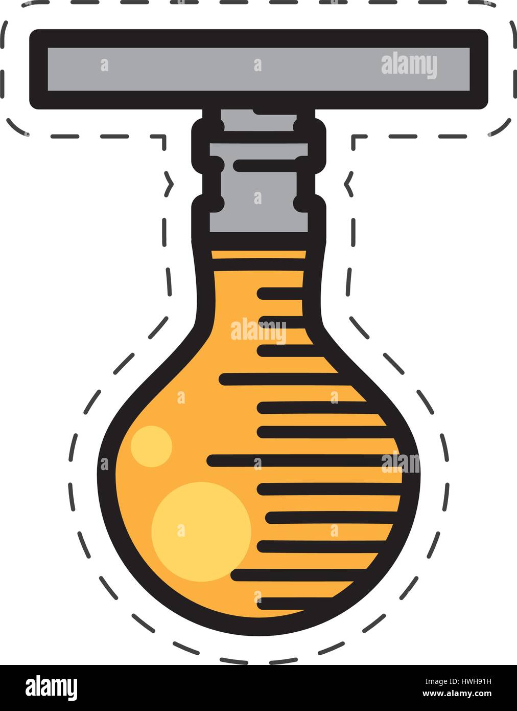 cartoon bulb light electricity image Stock Vector Image & Art - Alamy