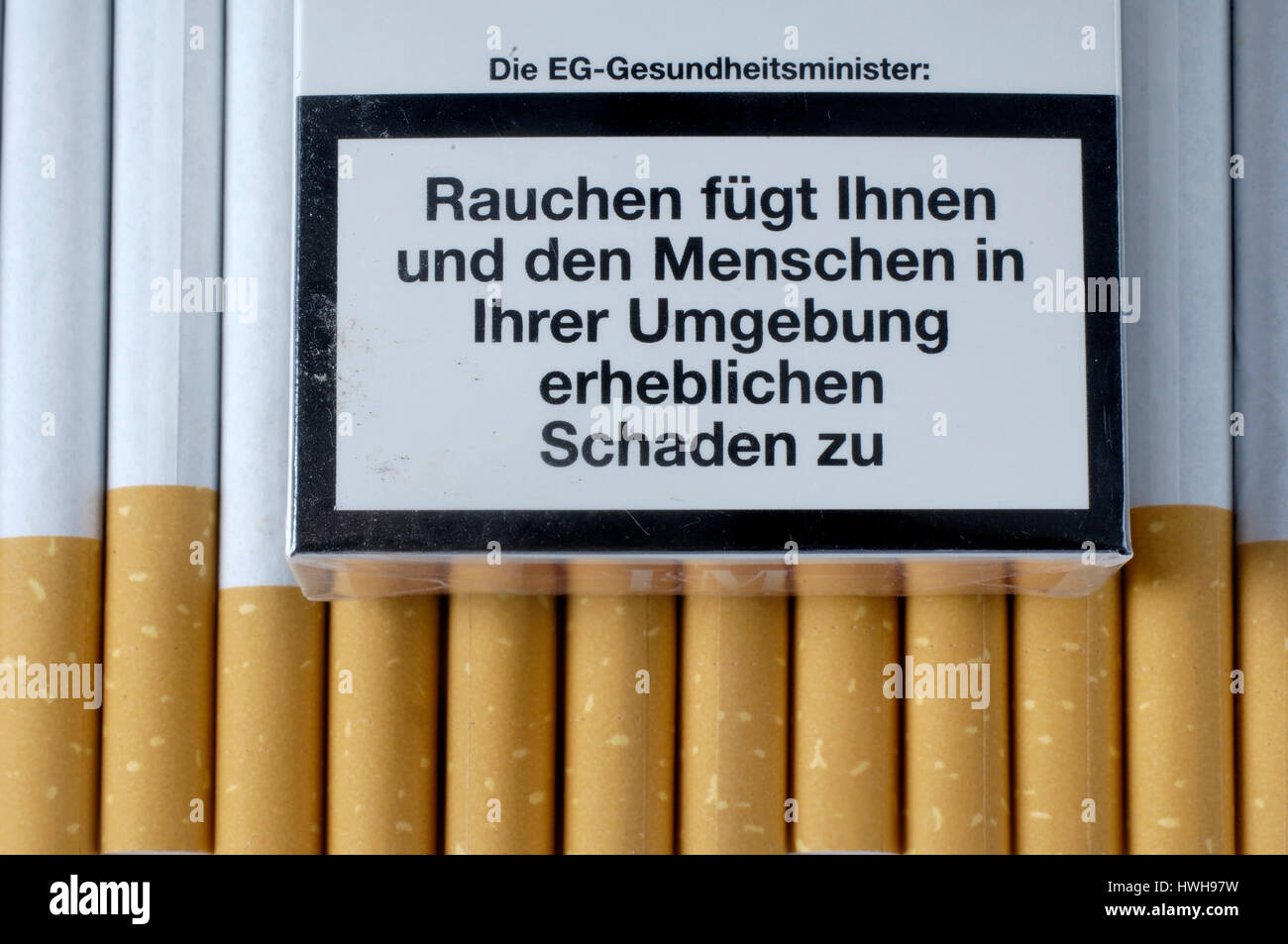Cigarettes, cigarettes smoke, addiction, cigarette box with sticker ...