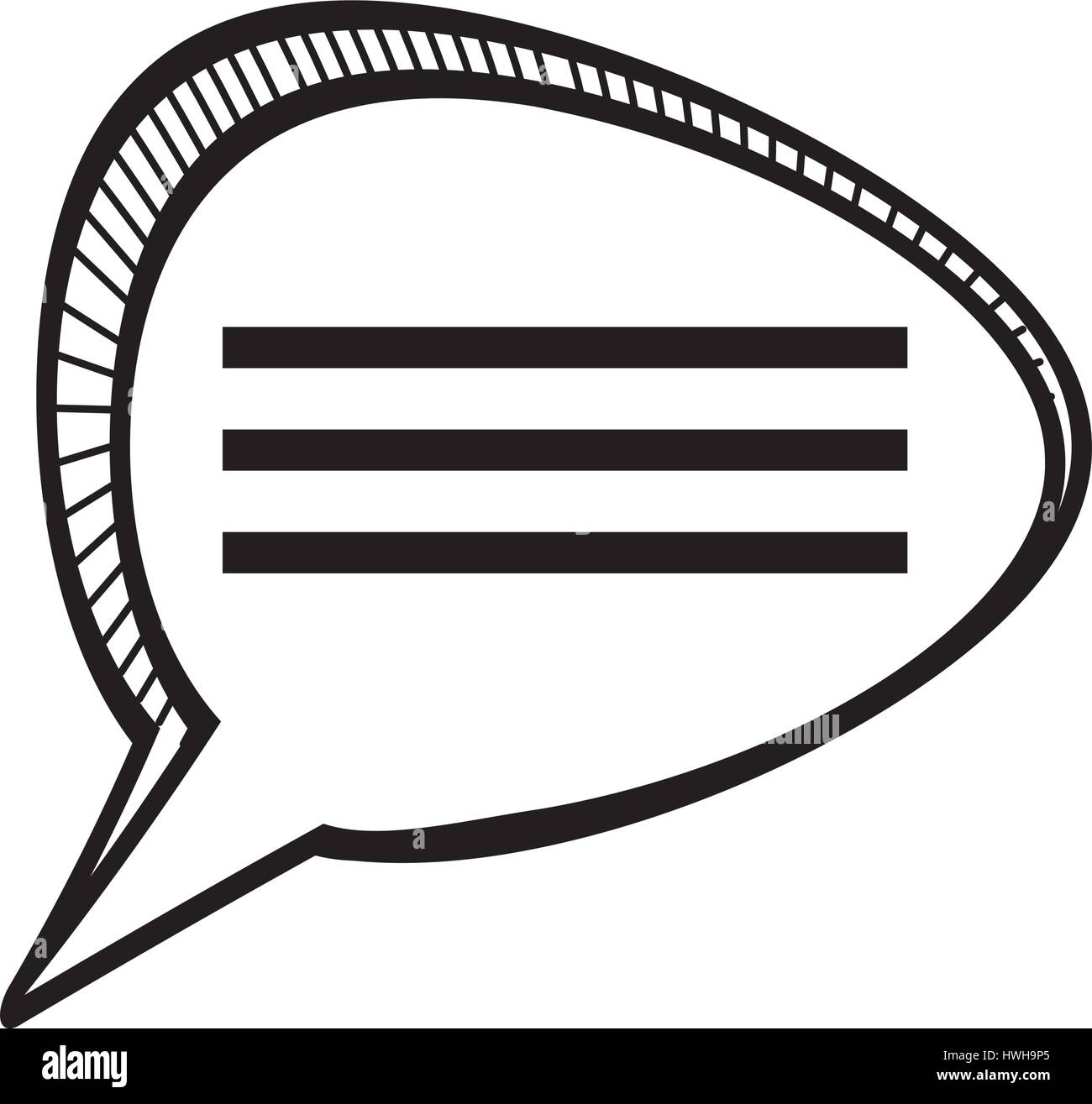 bubble speech communication outline Stock Vector Image & Art - Alamy