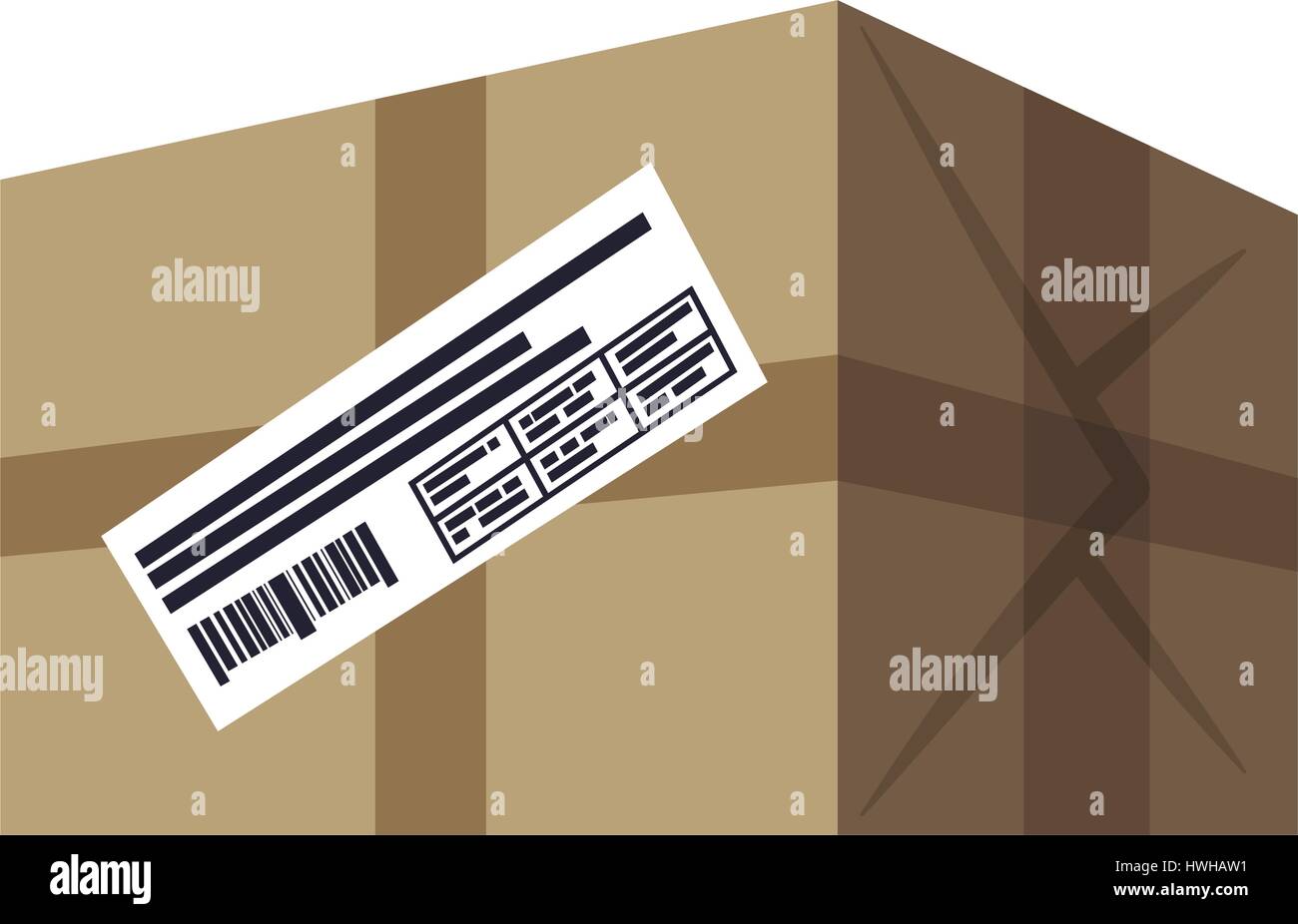 Box delivery package Stock Vector Image & Art - Alamy