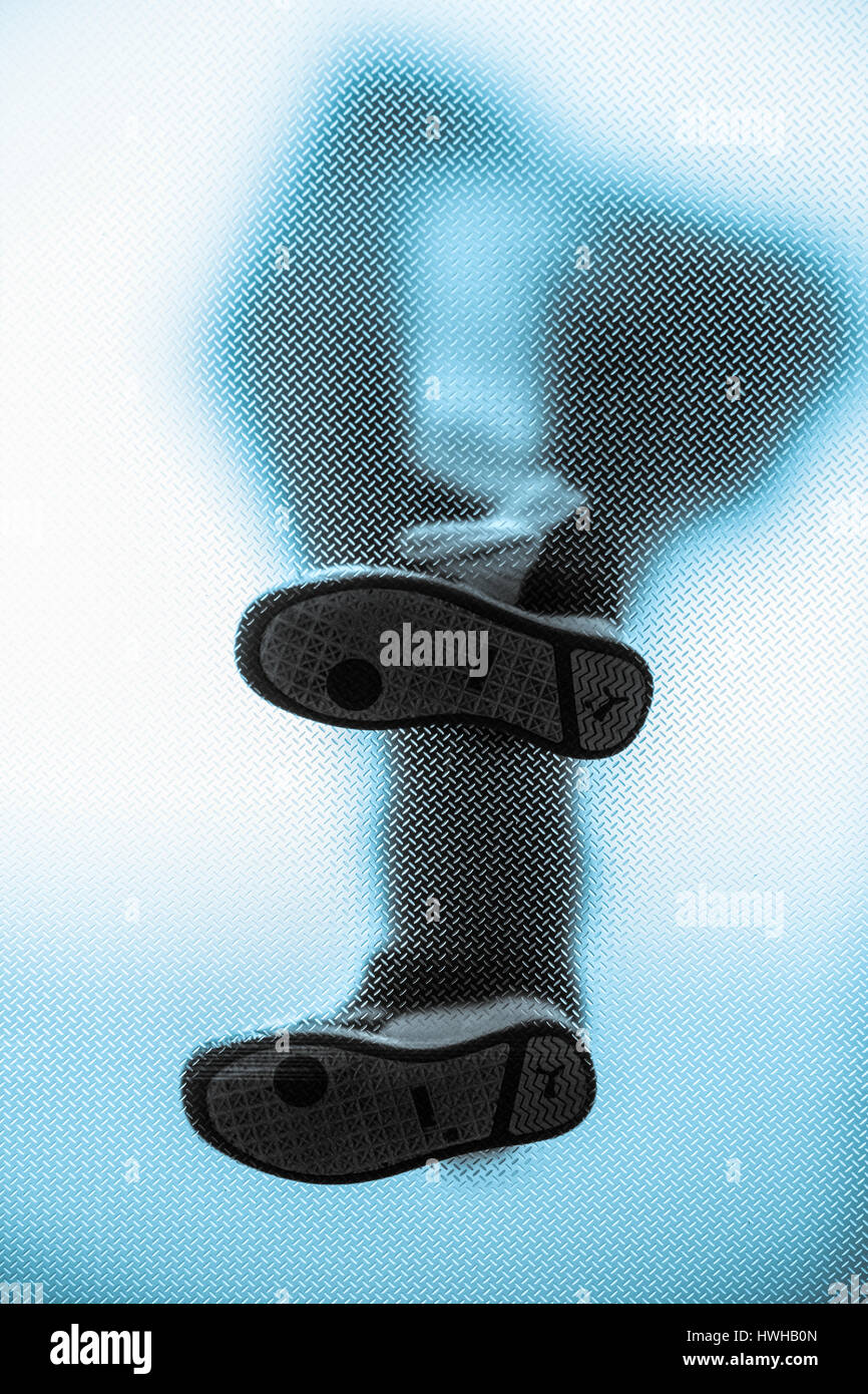 Seen through glass floor hi-res stock photography and images - Alamy