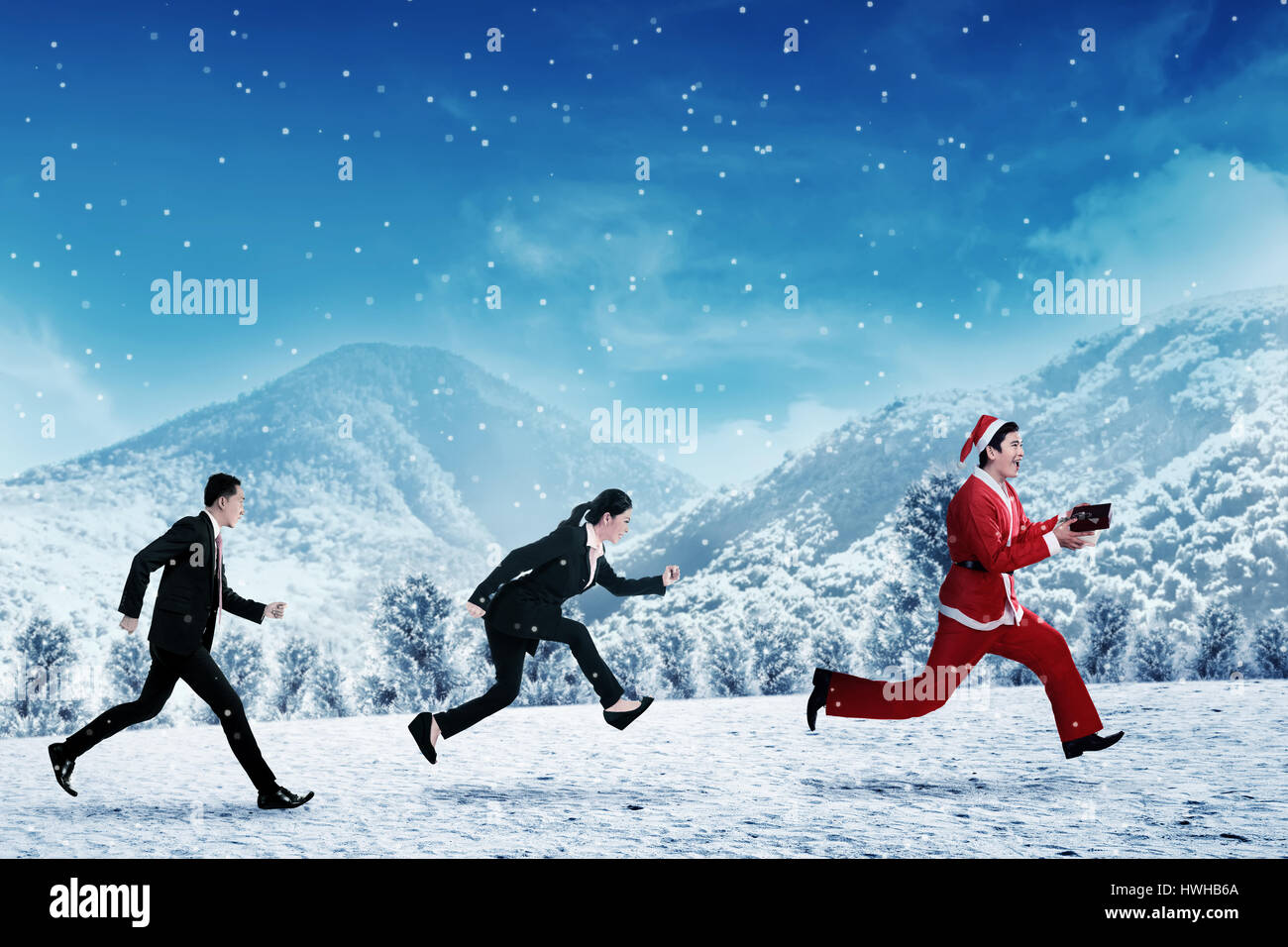 Man chasing hi-res stock photography and images - Alamy