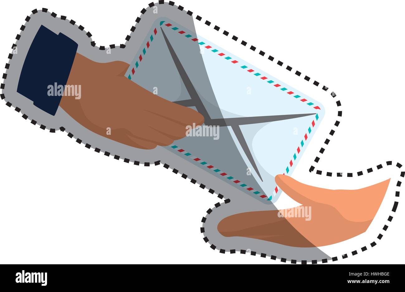 Mail delivery service Stock Vector Image & Art - Alamy