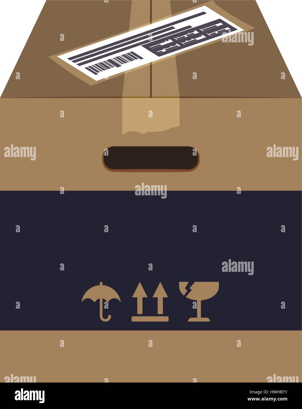 Box delivery package Stock Vector Image & Art - Alamy