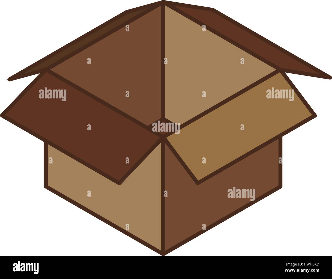 Box delivery package Stock Vector Image & Art - Alamy