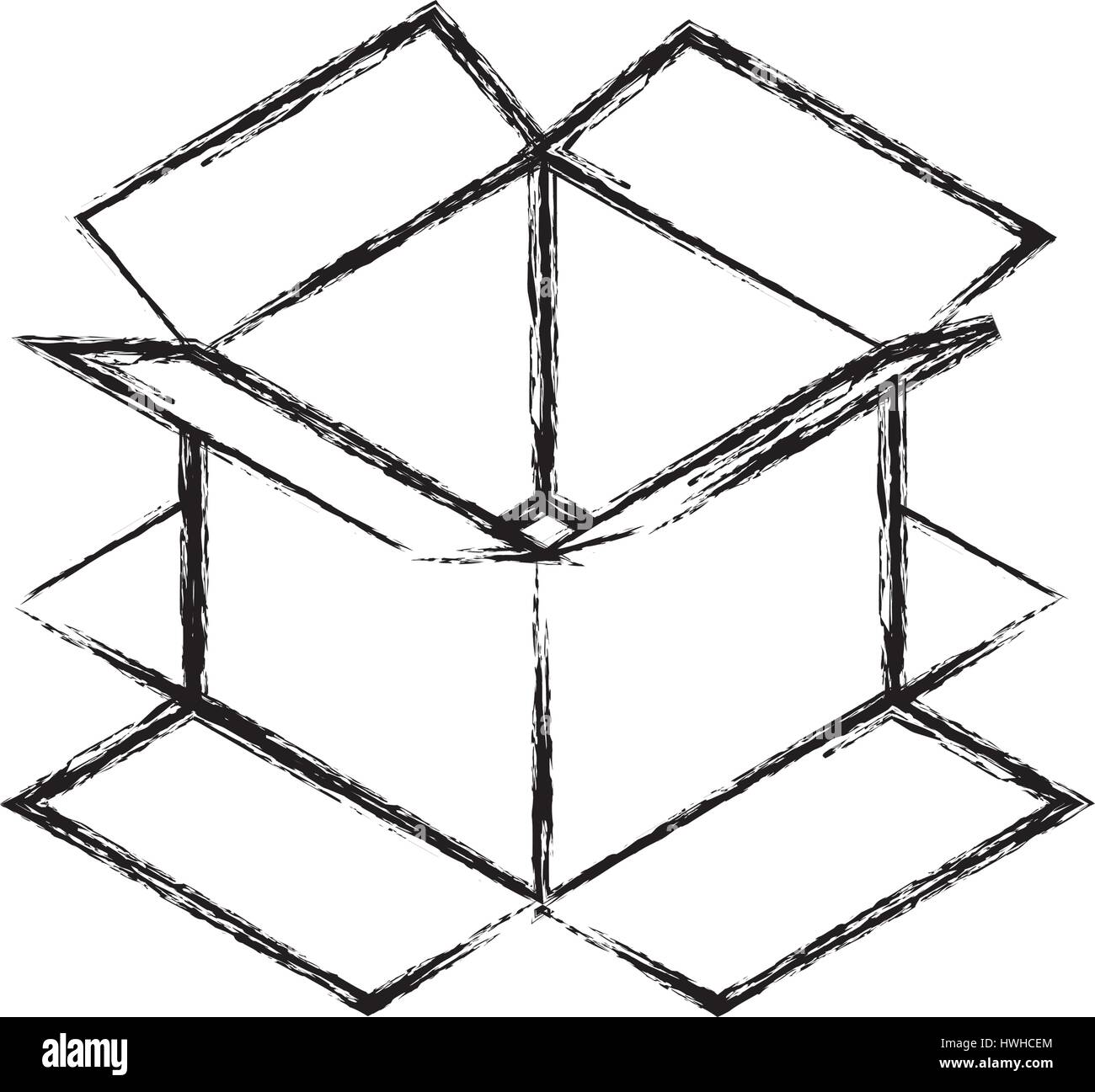 Box delivery package Stock Vector Image & Art - Alamy