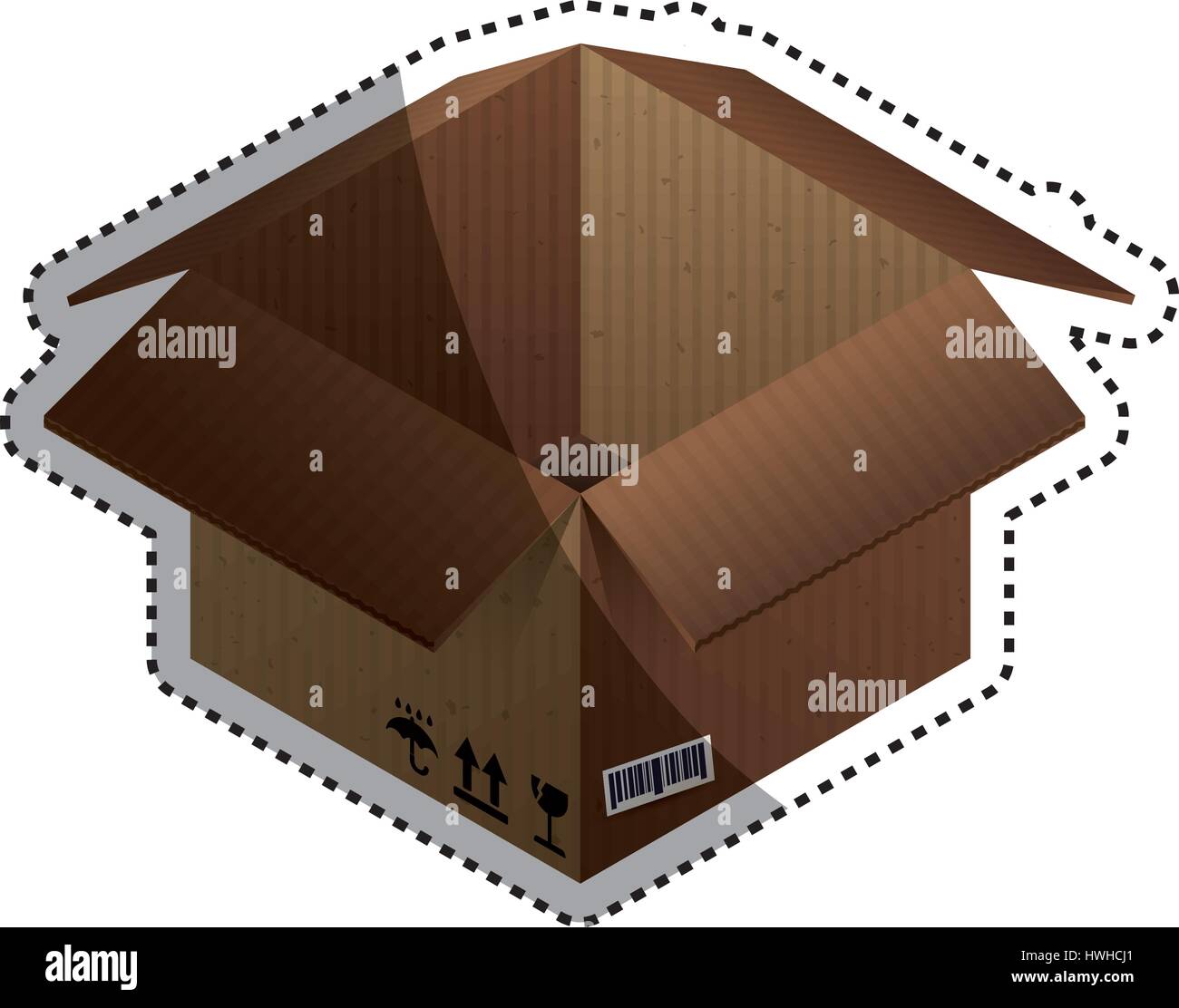 Box delivery package Stock Vector Image & Art - Alamy