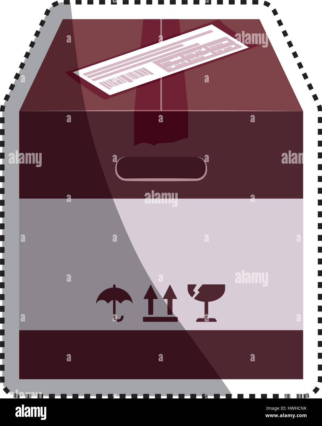 Box delivery package Stock Vector Image & Art - Alamy