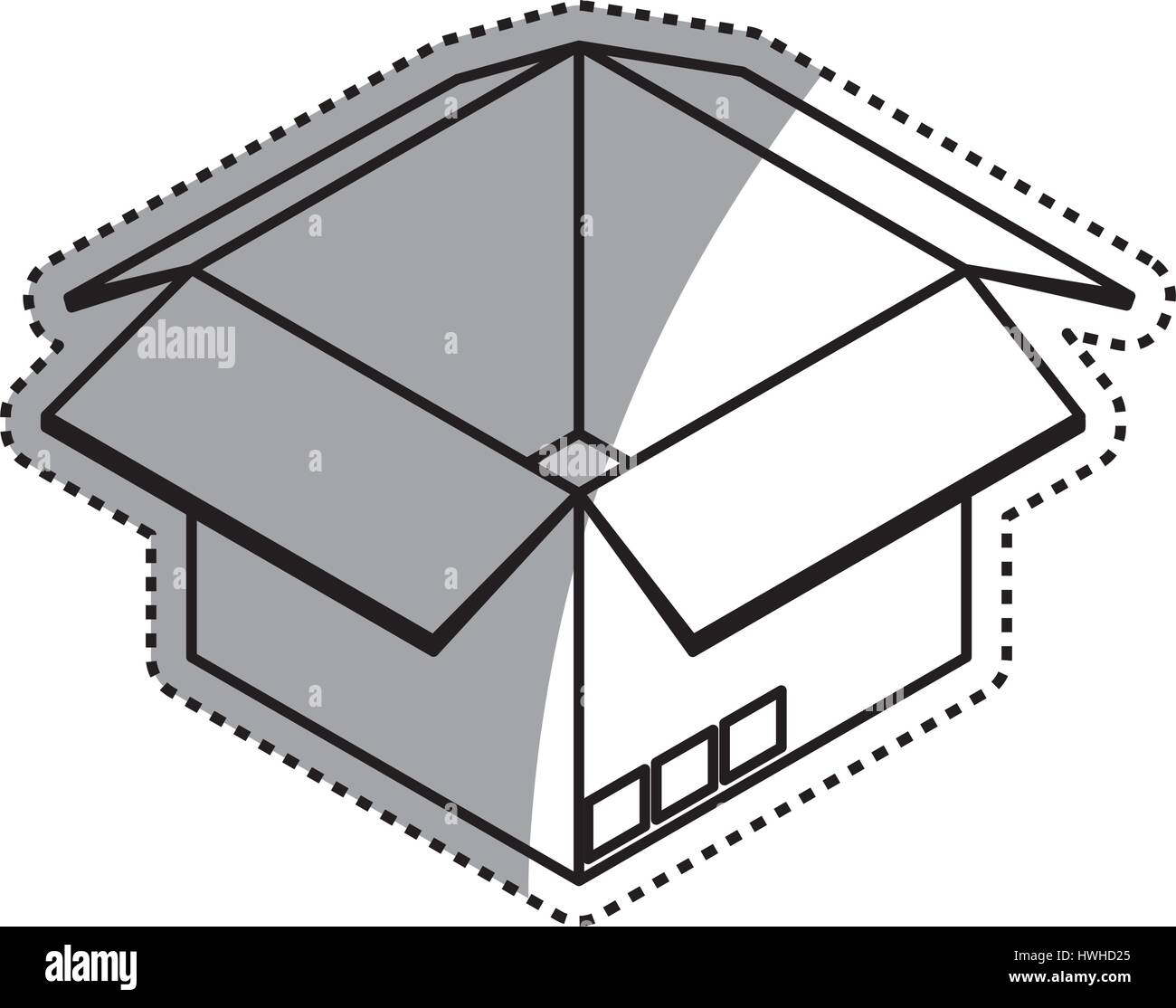 Box delivery package Stock Vector Image & Art - Alamy