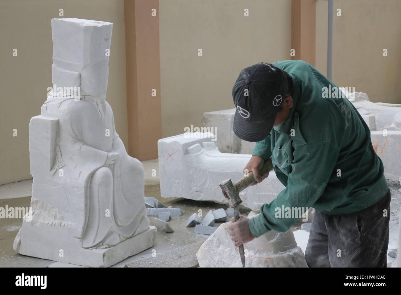 Handmade product, unique, at roadside factory in Vietnam Stock Photo ...