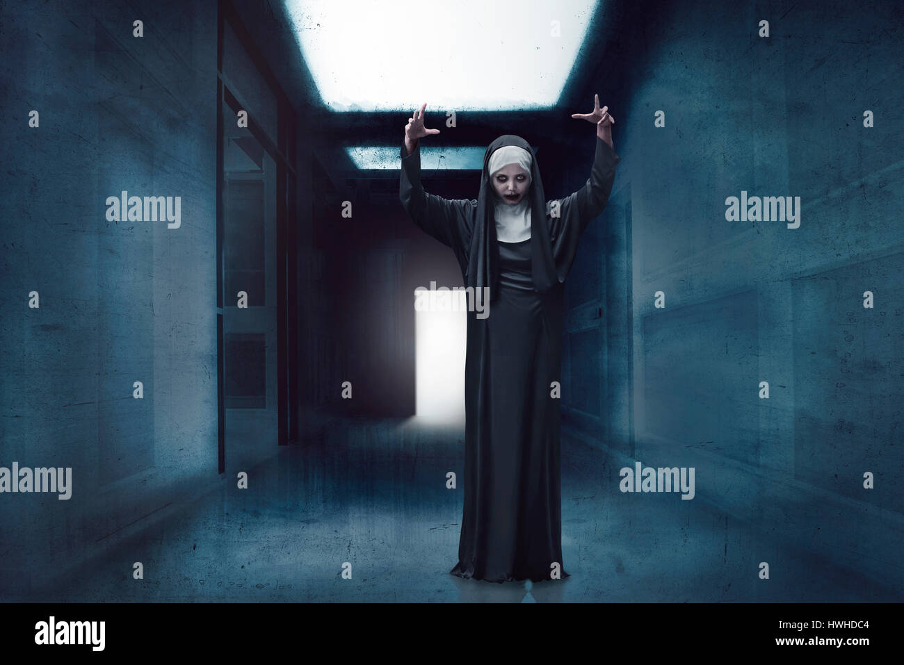 Scary nun hi-res stock photography and images - Alamy