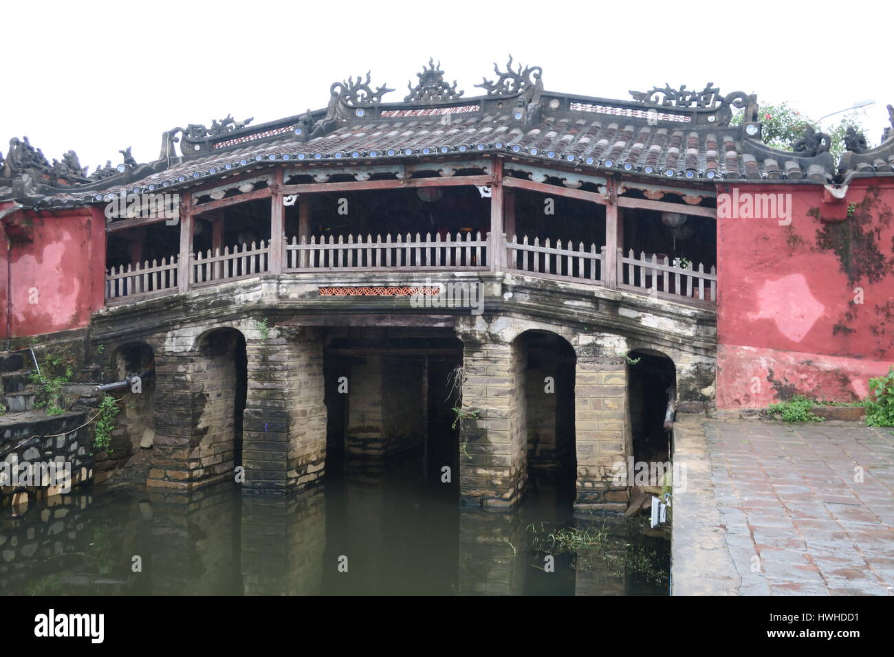 Covered bridge is timber-truss bridge with roof and siding which, in ...