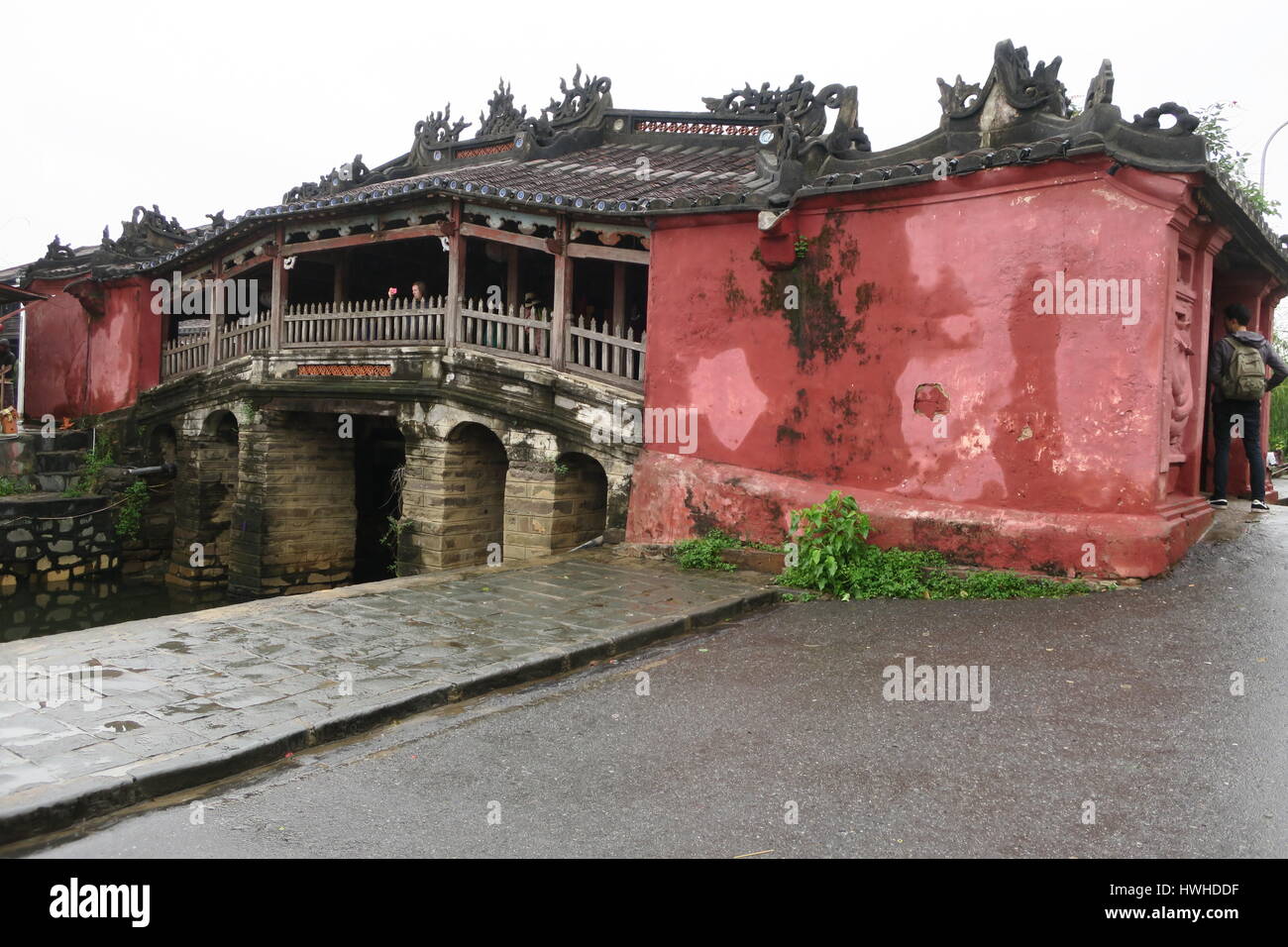 Covered bridge is timber-truss bridge with roof and siding which, in ...