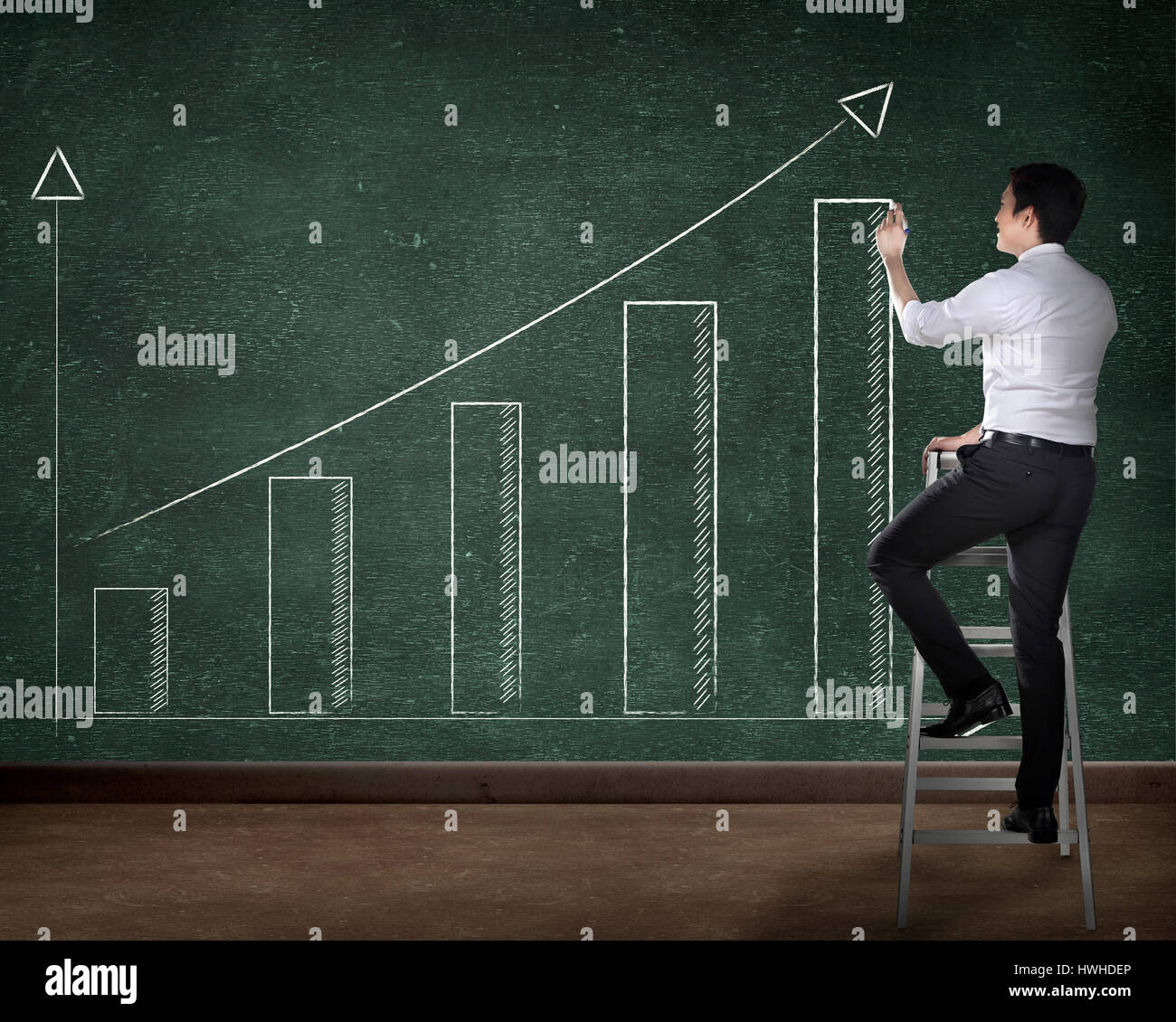 Man ladder draw hi-res stock photography and images - Alamy