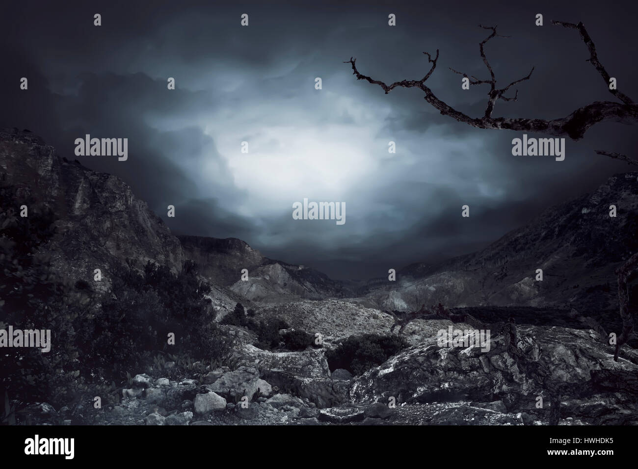 Scary mountain hi-res stock photography and images - Alamy