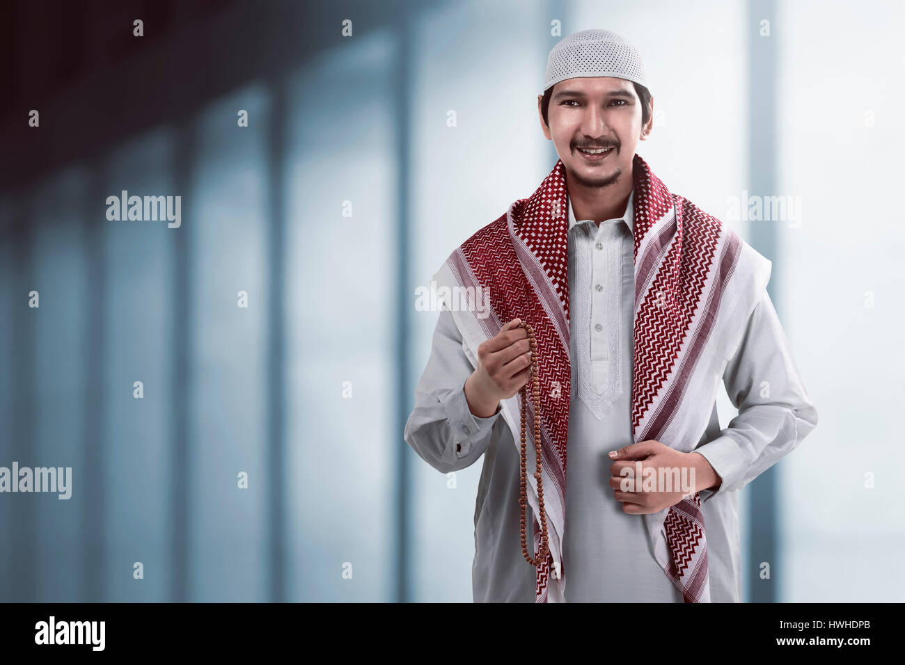 Handsome muslim arabic man smiling hi-res stock photography and images ...