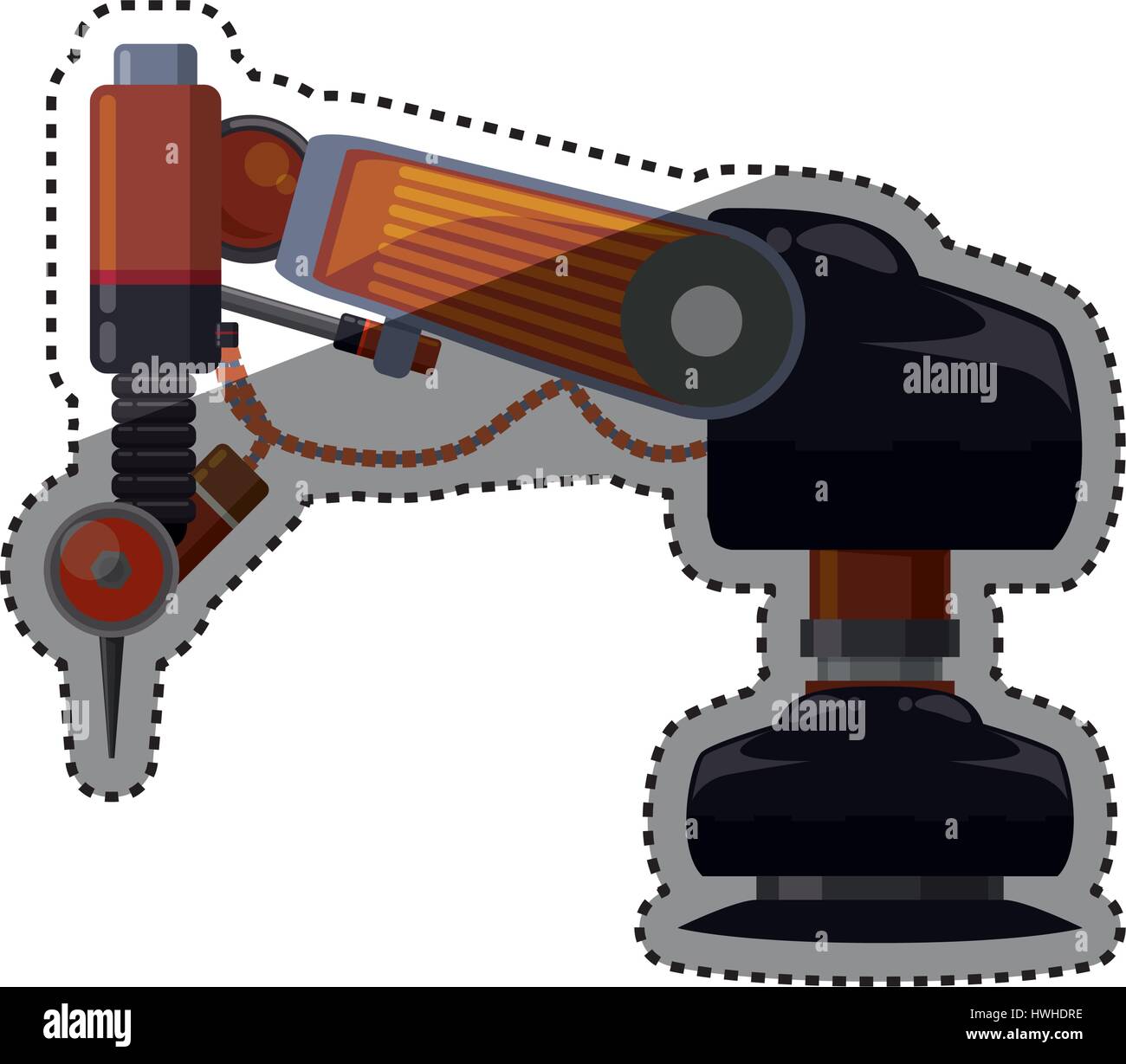 Robotic arm technology Stock Vector Image & Art - Alamy