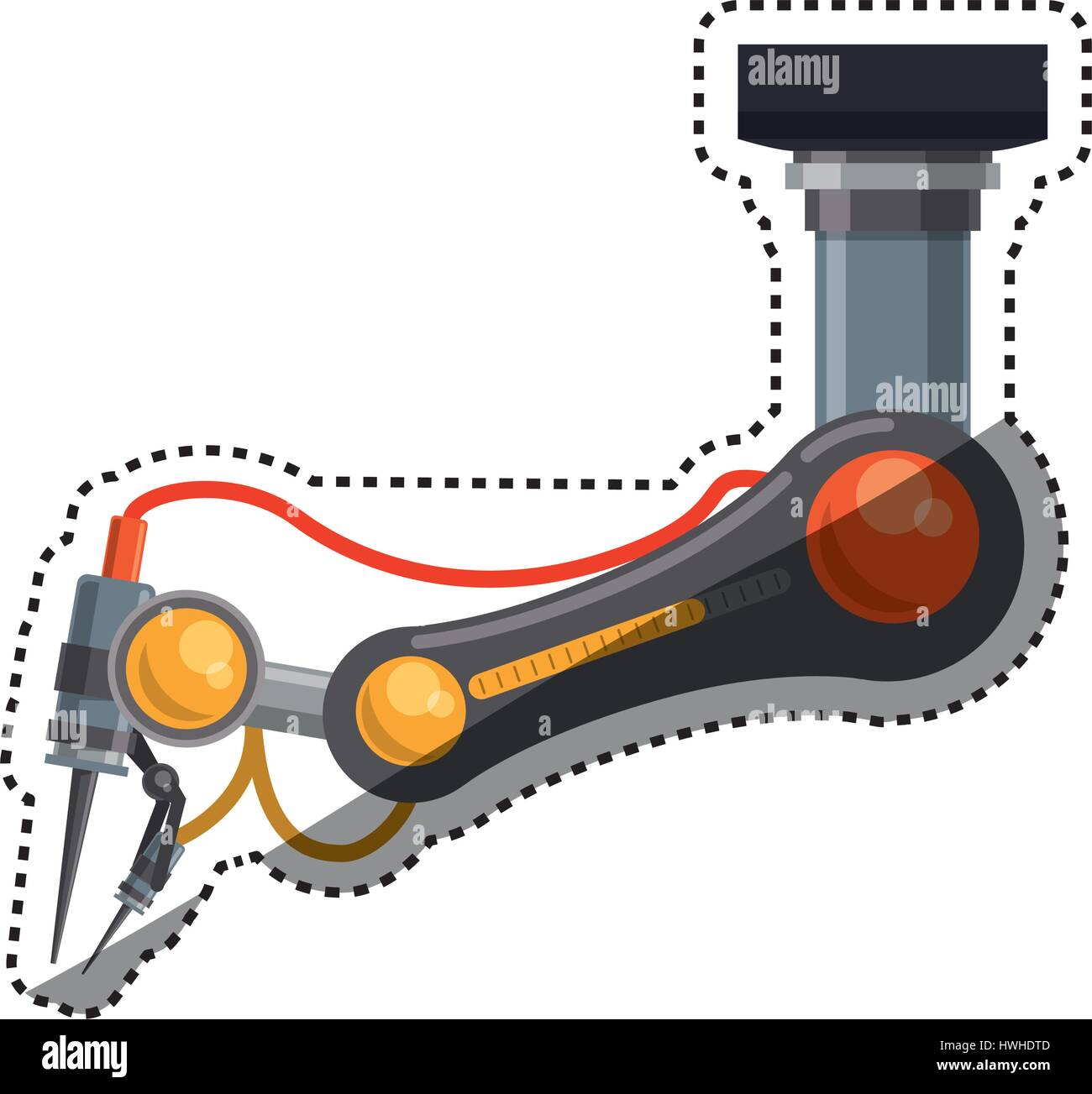 Robotic arm technology Stock Vector Image & Art - Alamy