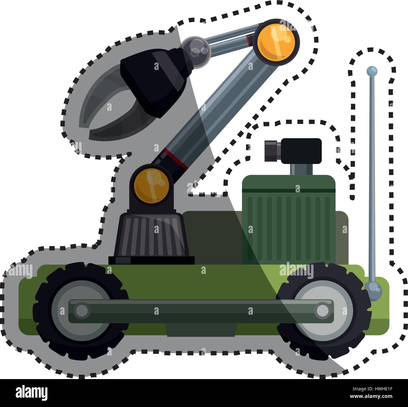 Robot machine technology Stock Vector Image & Art - Alamy