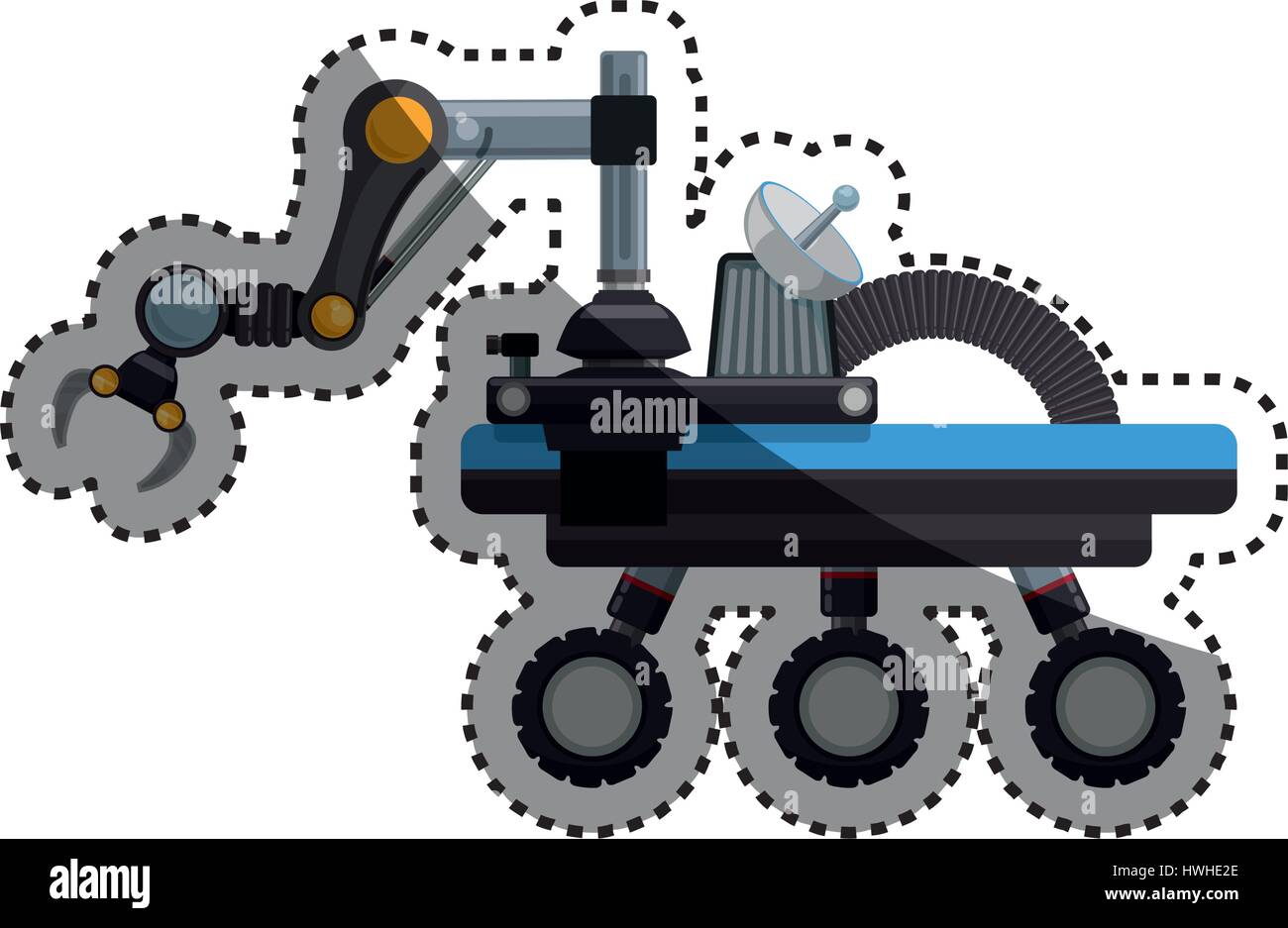 Robot machine technology Stock Vector Image & Art - Alamy