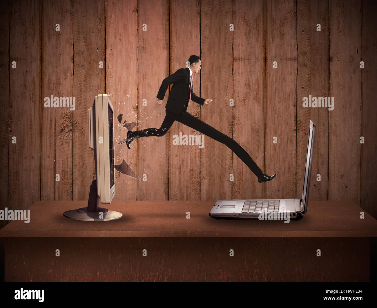 Laptop gadget hi-res stock photography and images - Alamy