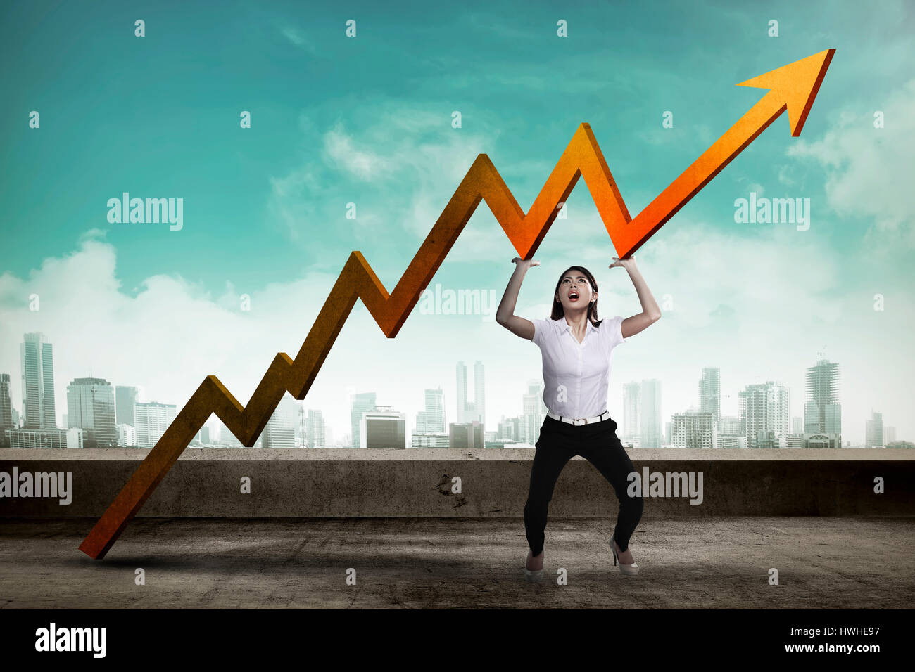 Business team raise hand hi-res stock photography and images - Alamy