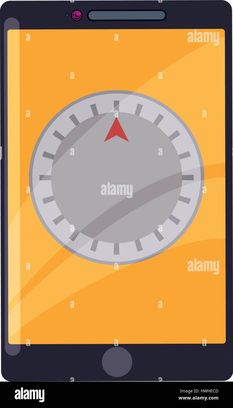 Compass smartphone app Stock Vector Image & Art - Alamy