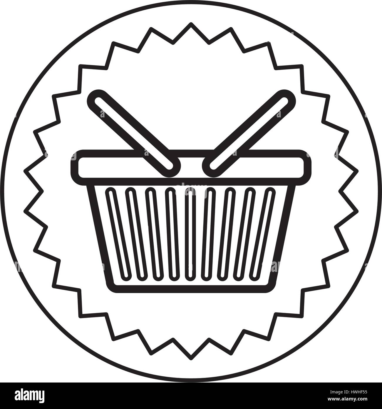 Shopping basket symbol Stock Vector Image & Art - Alamy