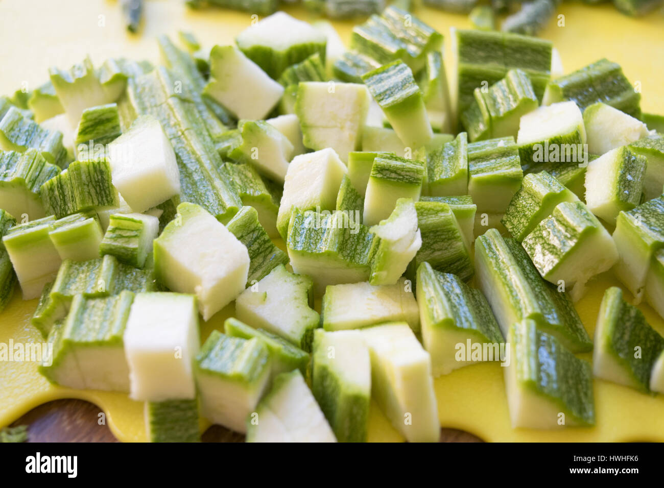 Zucchini cube hi-res stock photography and images - Alamy