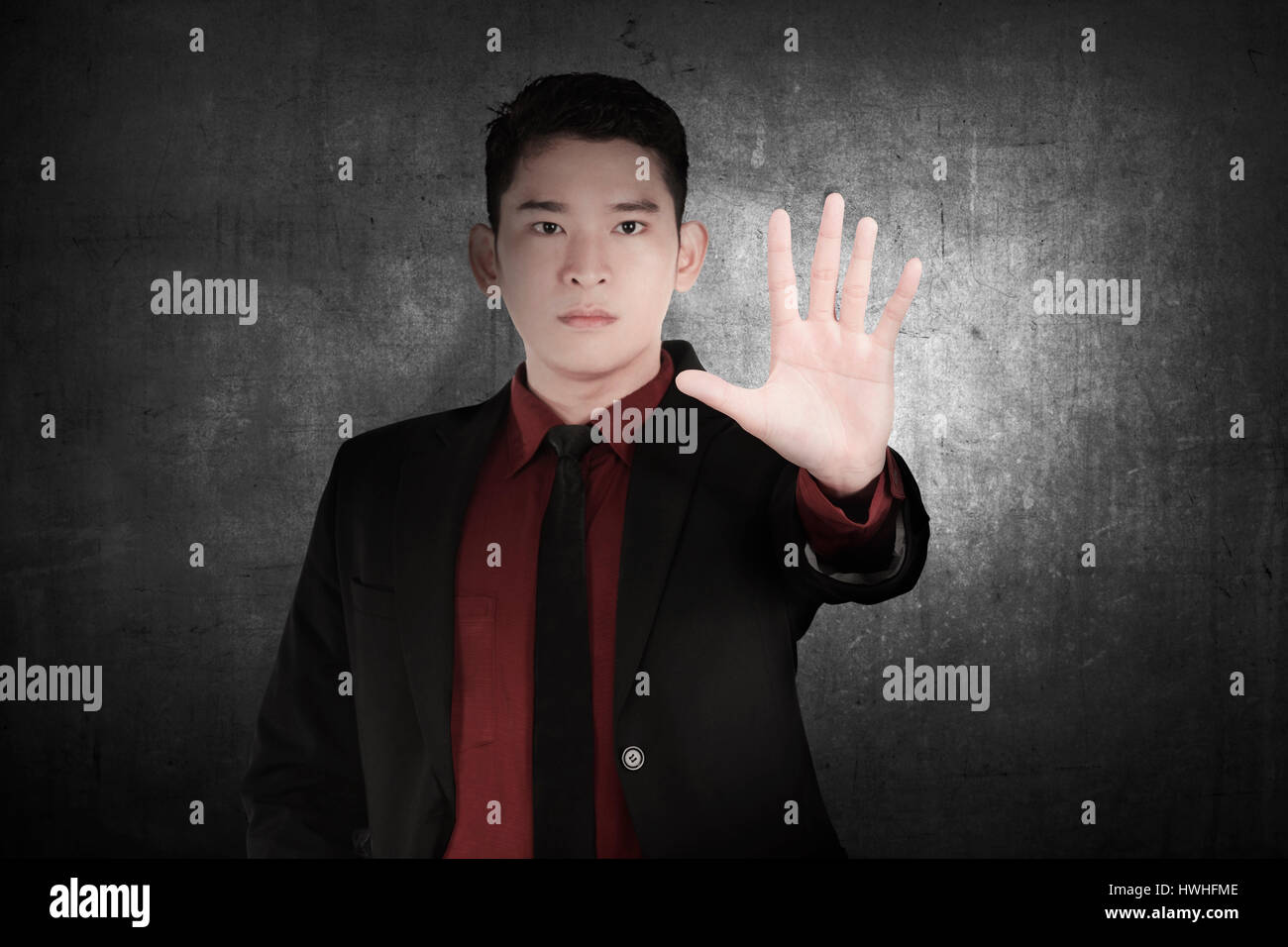 Refuse no hand asian hi-res stock photography and images - Alamy